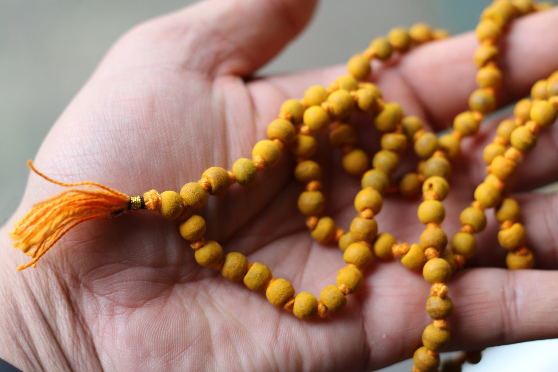 Turmeric Mala Haldi Mala 108 Prayer Mala Knotted India Mens - Etsy UK