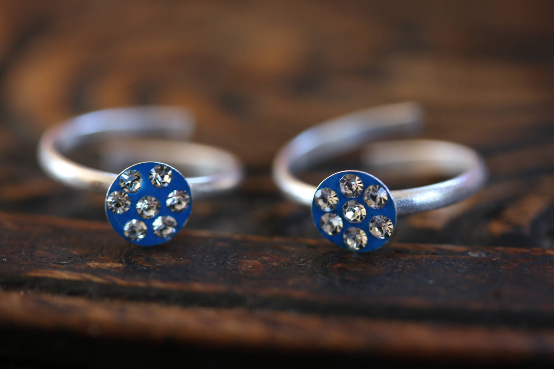 Diamonte Toe Ring/ Indian Toe Ring/ Handmade Toe Ring/ | Etsy