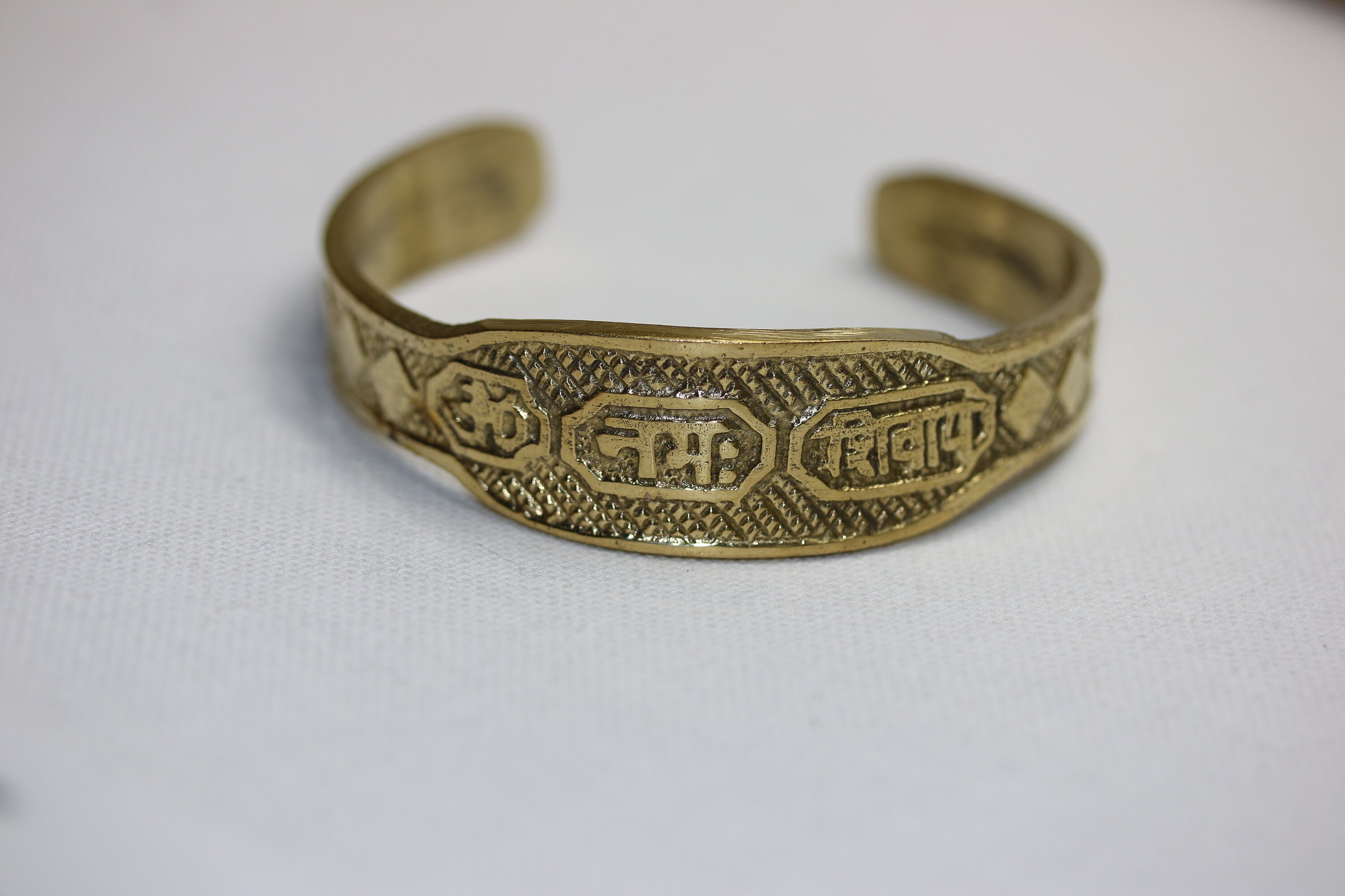 Om Aum Namah Shivah Shiva Hindu Brass Bracelet Wrist Band Kada - Etsy UK