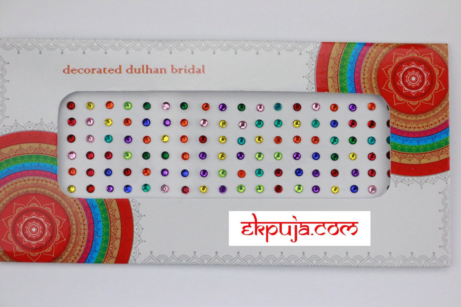 110 Colourful Gem Stunning Indian Bindi Bollywood False Tattoo | Etsy