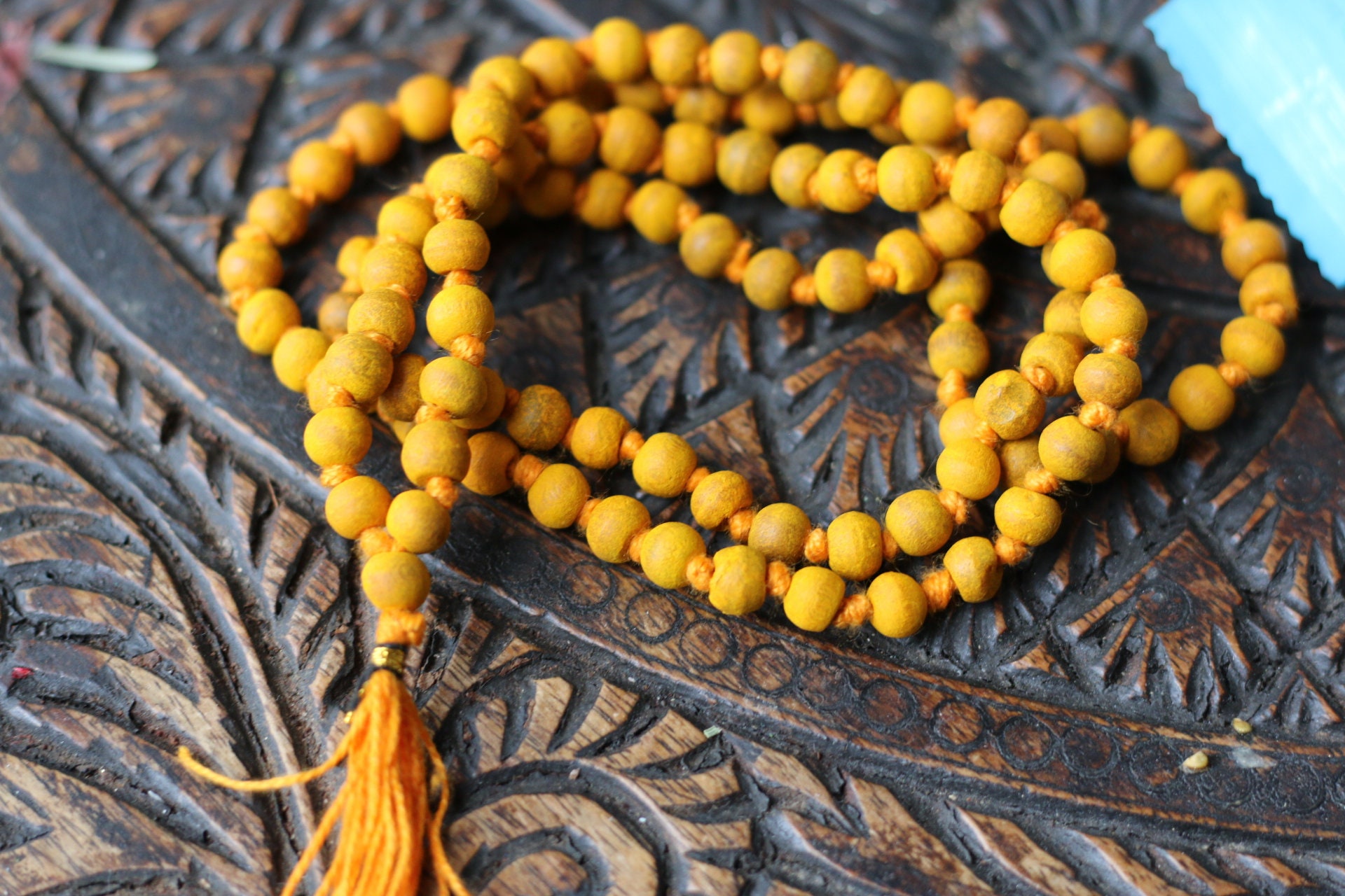 Turmeric Mala Haldi Mala 108 Prayer Mala Knotted India Mens - Etsy UK