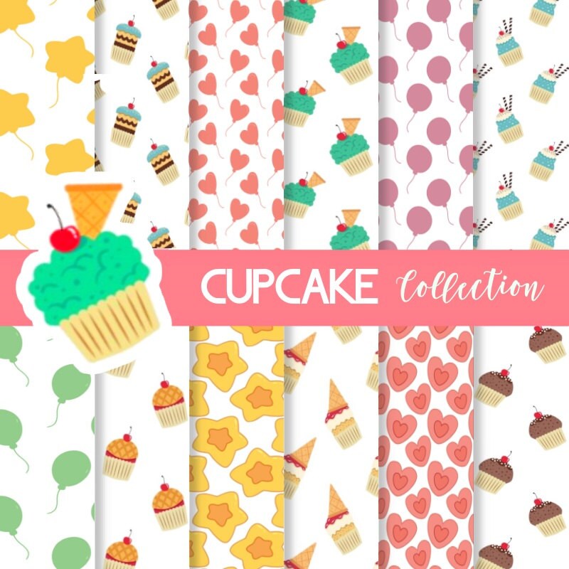 Cupcake Papers - Etsy