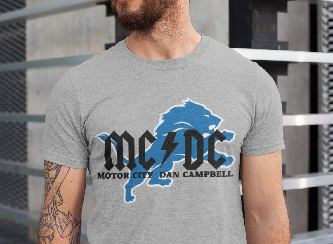 MCDC Tee Motor City Tee Detroit Lions Fan Dan Campbell Tee - Etsy