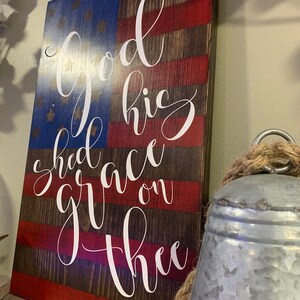 Patriotic Sign america the Beautiful Americana Sign - Etsy