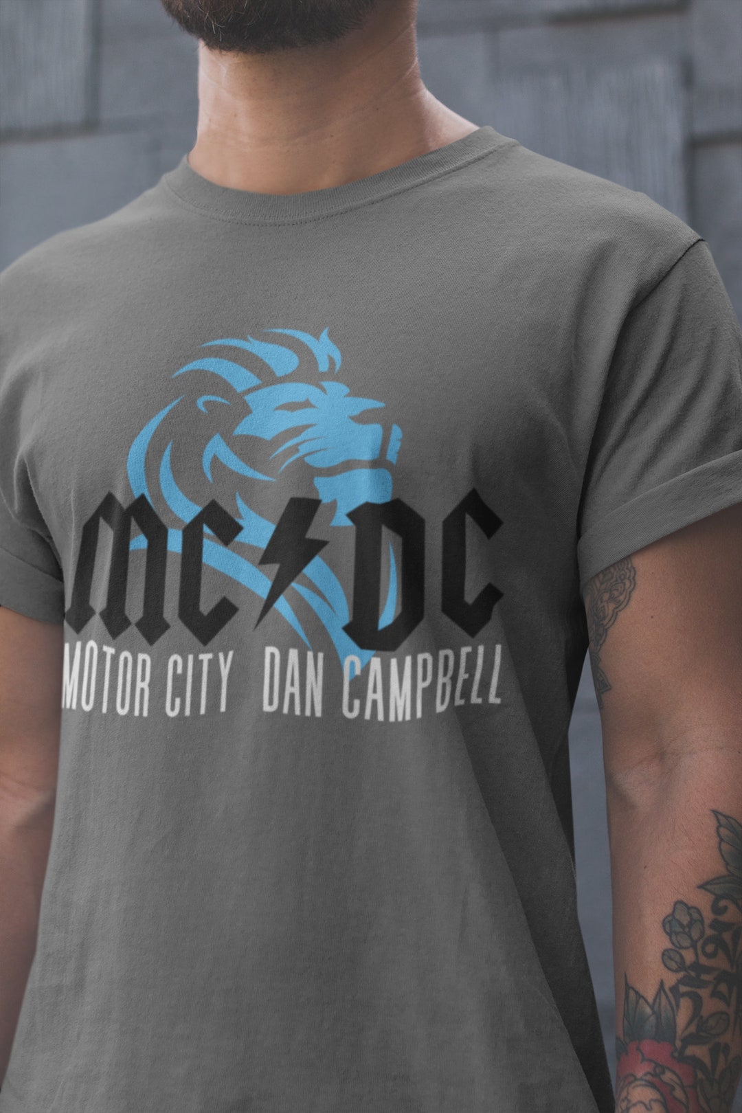 MCDC, Motor City, Detroit Lions, Detroit Lions Tee, MCDC Tee - Etsy