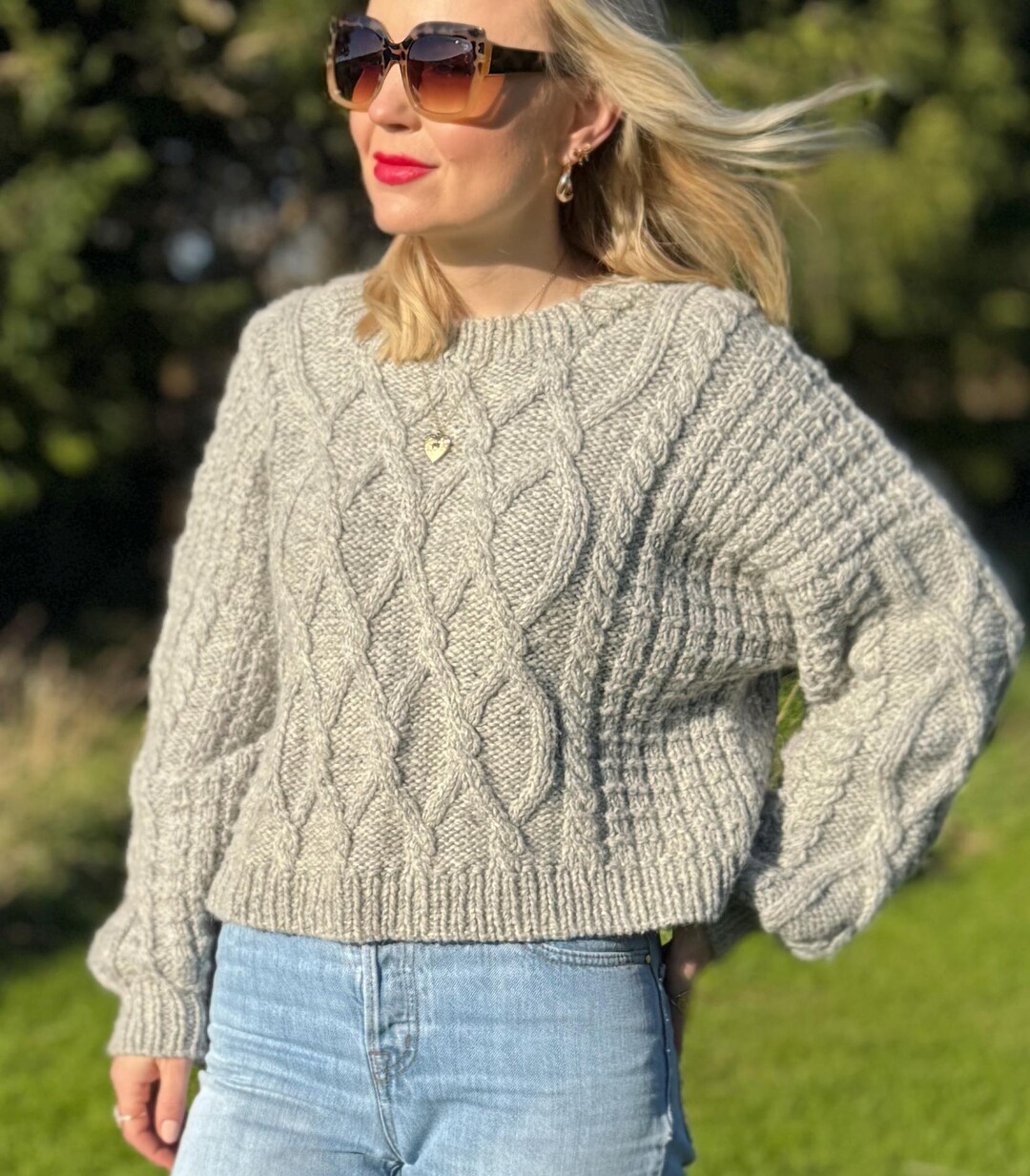 Chunky Cable Skye Sweater - Etsy