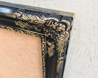 Black vintage frame | Etsy