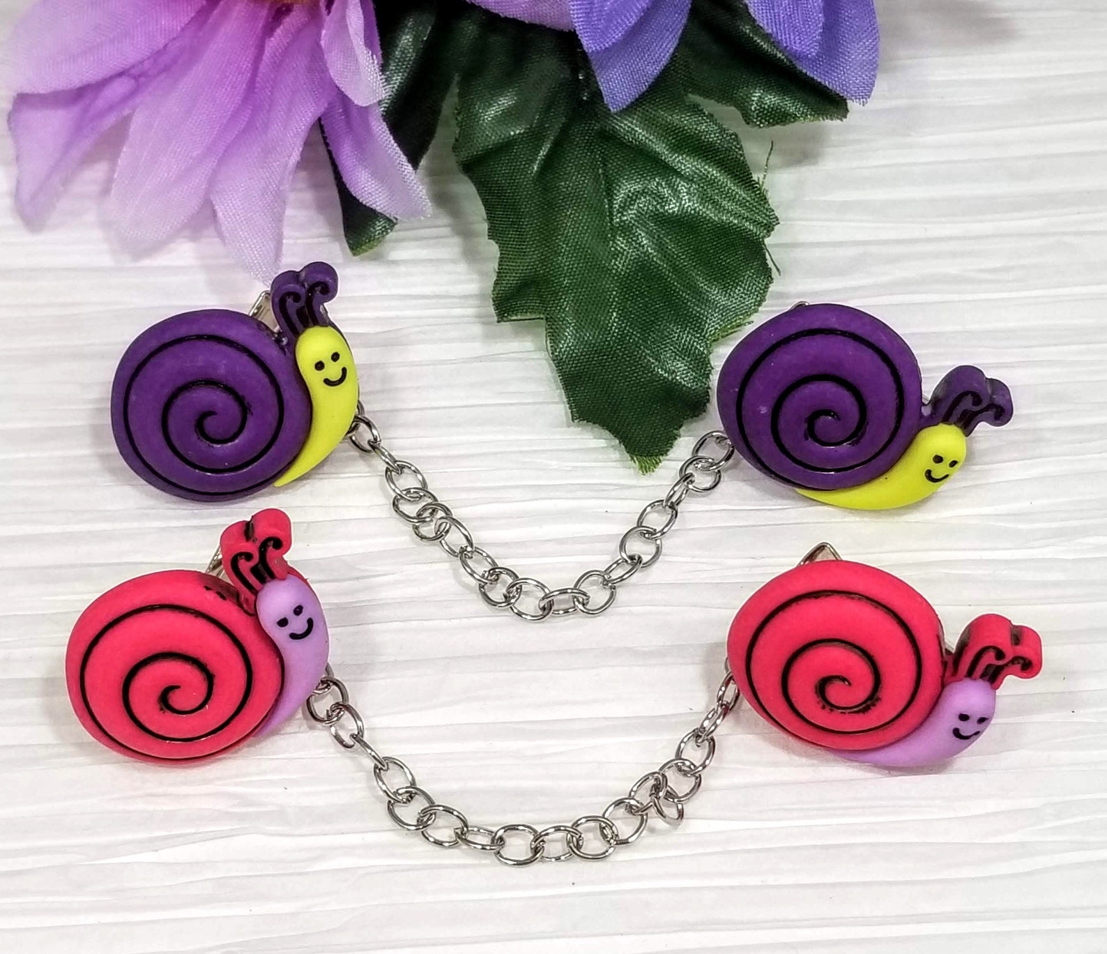 Snail Sweater Cardigan Clip Collar Clip Sweater Guard | Etsy