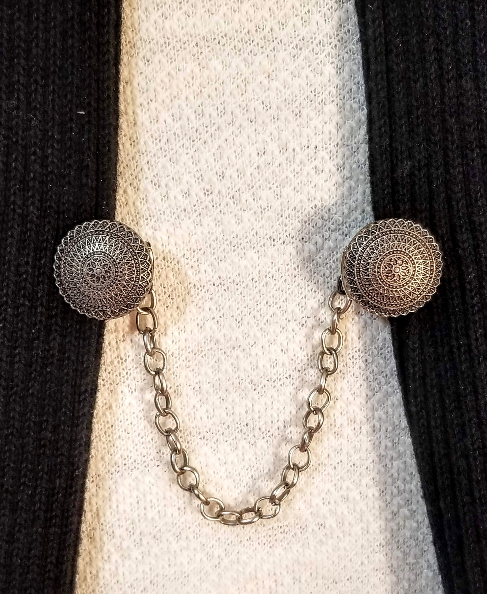 Round Sweater Clip Sweater Closure Collar Clip Sweater - Etsy