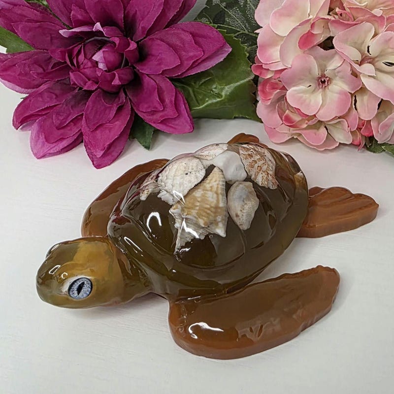 Resin Decorative Turtles - Etsy