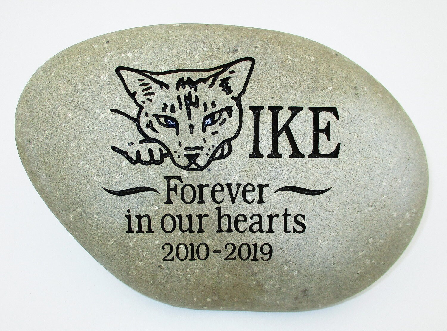 Cat Memorial Stone Medium Approximately 78 - Etsy