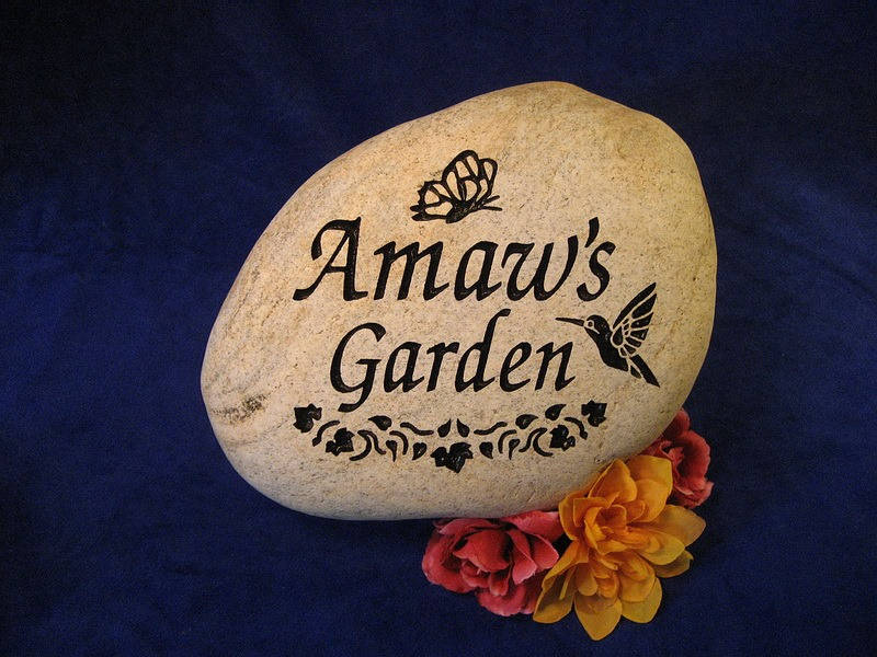Personalized Engraved Garden Stone. Fun Gift Idea. Set It in Stone. - Etsy