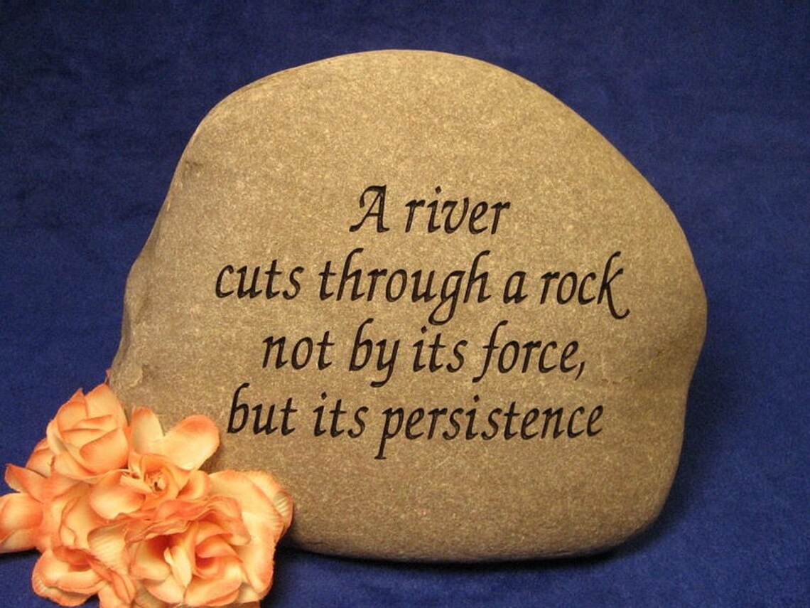 Custom Engraved Inspirational Stone - Etsy
