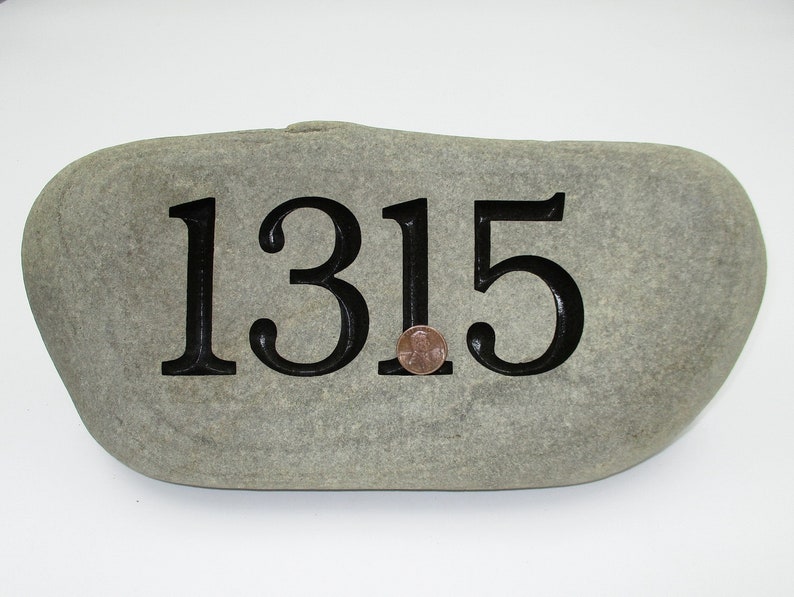 Personalized Engraved Address Marker Stone - Etsy