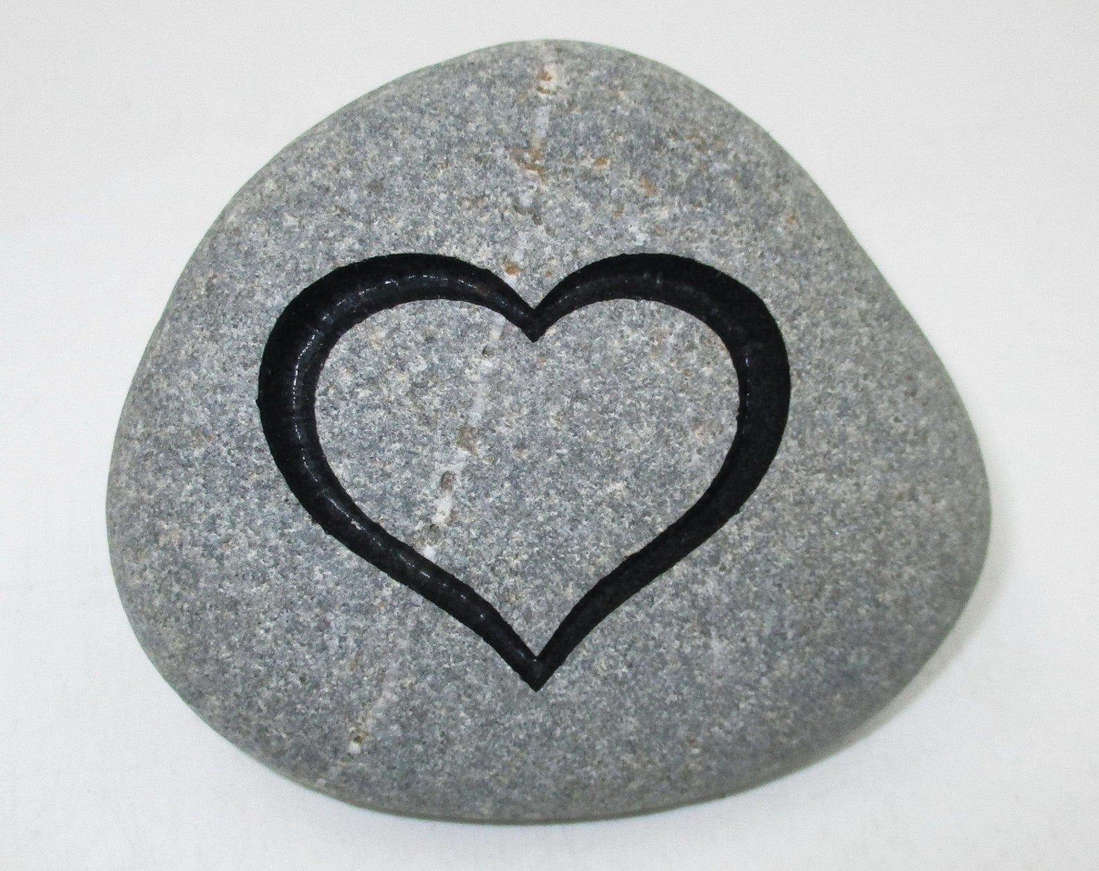 Custom Engraved Stone Art With One Word or Design of Your - Etsy