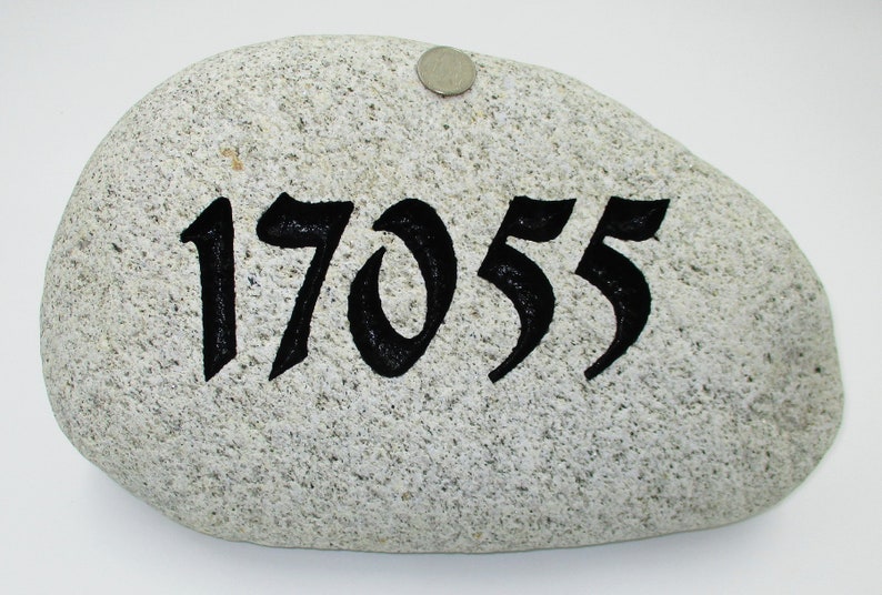 Personalized Engraved Address Marker Stone - Etsy