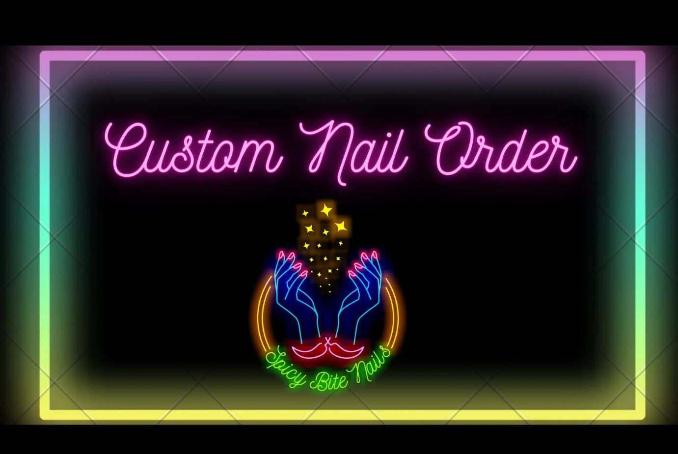 Custom Nail Set Order | Etsy