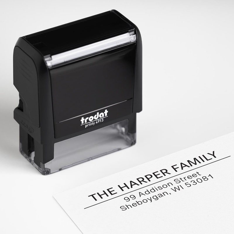 Custom Address Stamp - Etsy