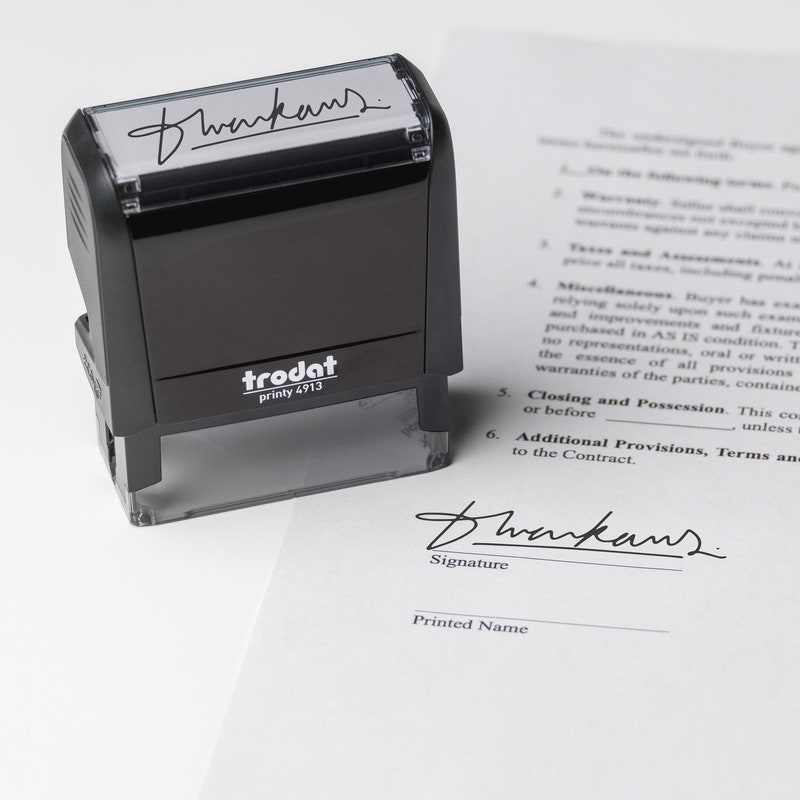 Custom Document Stamps - Etsy