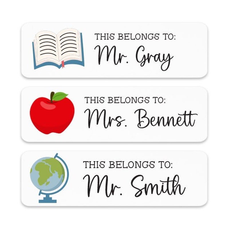 School Teacher Door Labels - Etsy
