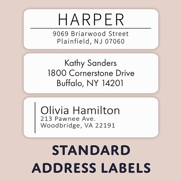 Address Label Design - Etsy
