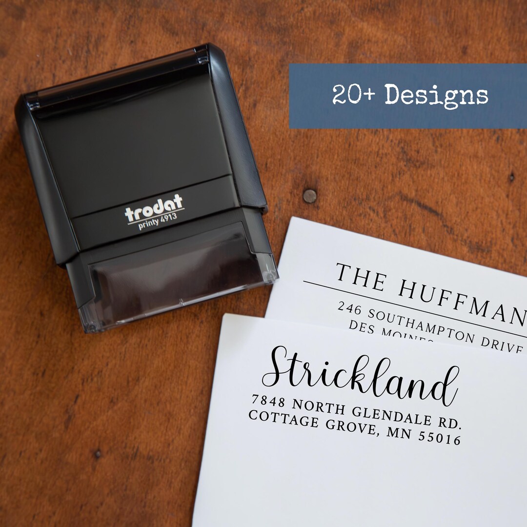 Personalized Self-inking Address Stamp Custom Return Address Stamp for ...