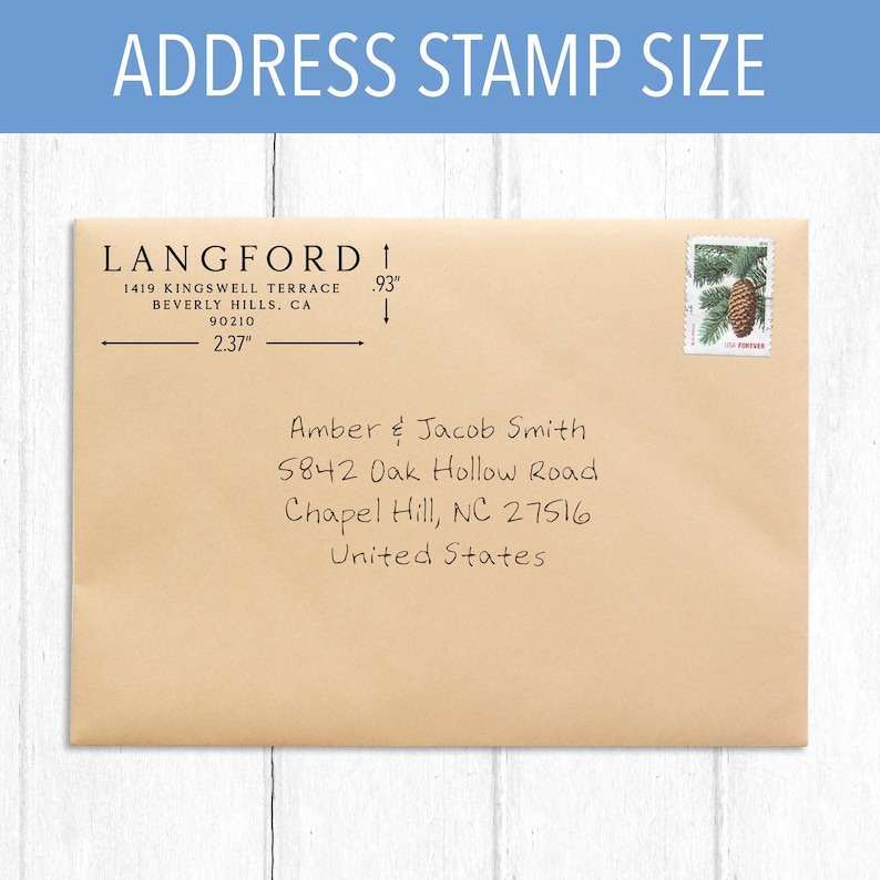 Custom Address Stamp – Personalized Self Inking Address Stamp - Etsy