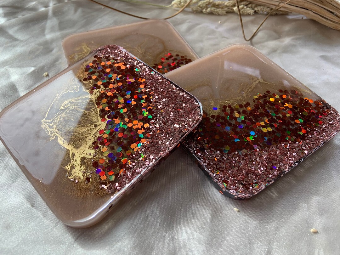Elegant Resin Coasters | Set of 4|fall Inspired|autumn Decor|fall Table ...