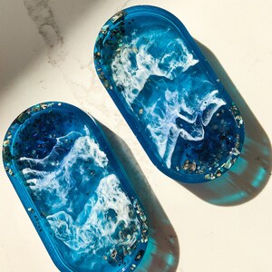 Ocean Trinket Tray|deep Sea Decor| Beach Trinket Tray| Ocean Art|ocean ...