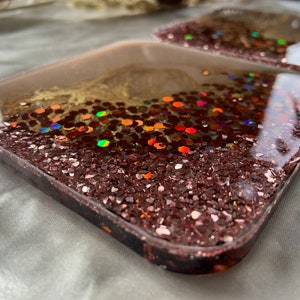 Elegant Resin Coasters | Set of 4|fall Inspired|autumn Decor|fall Table ...