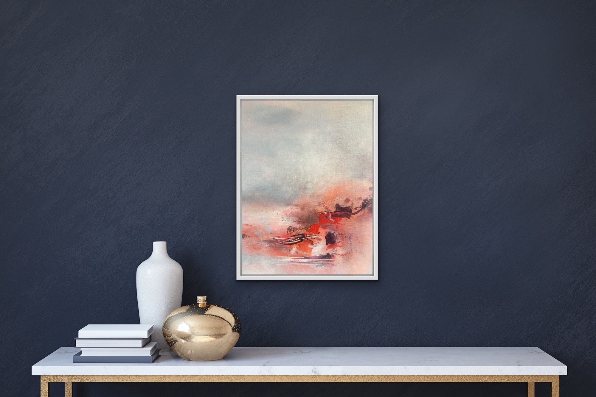 ETHEREAL ESCAPE Abstract Landscape Art Print Minimalist - Etsy
