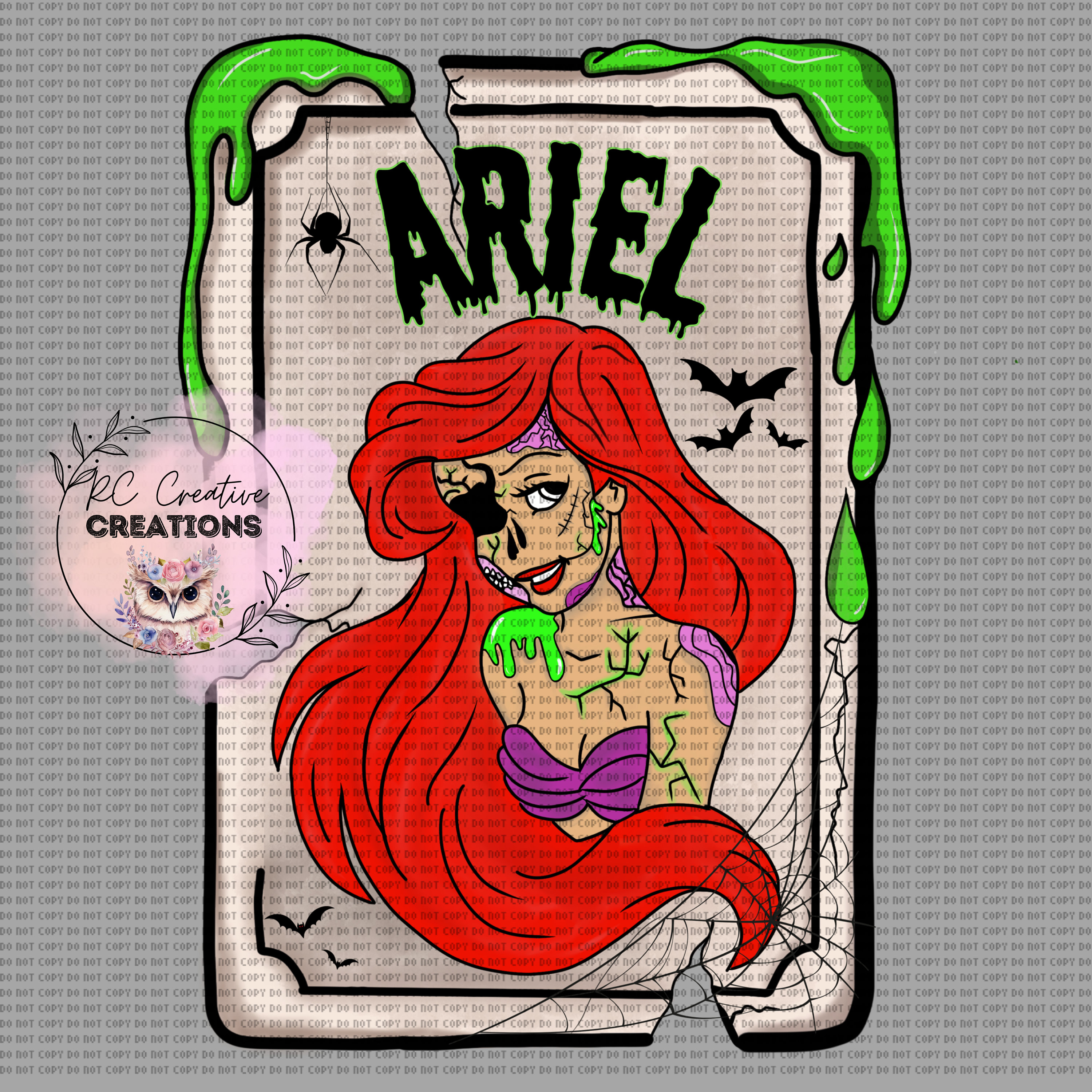 Ariel Zombie Tattoos Ashlea Peach 🧜🏻♀ On Instagram: “Loved