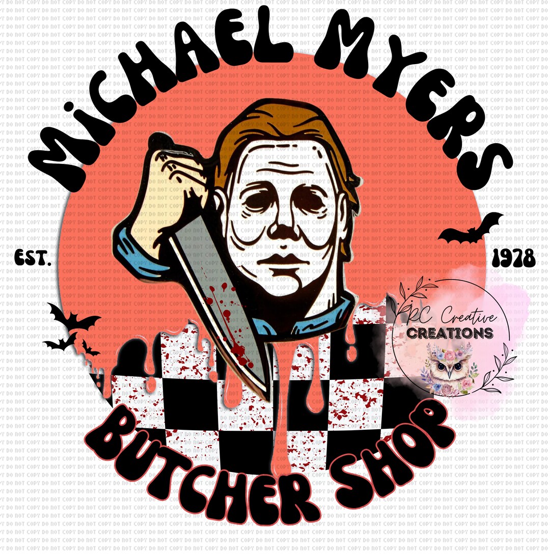 Michael, Myers, Butcher Shop, Halloween, Spooky, PNG File - Etsy