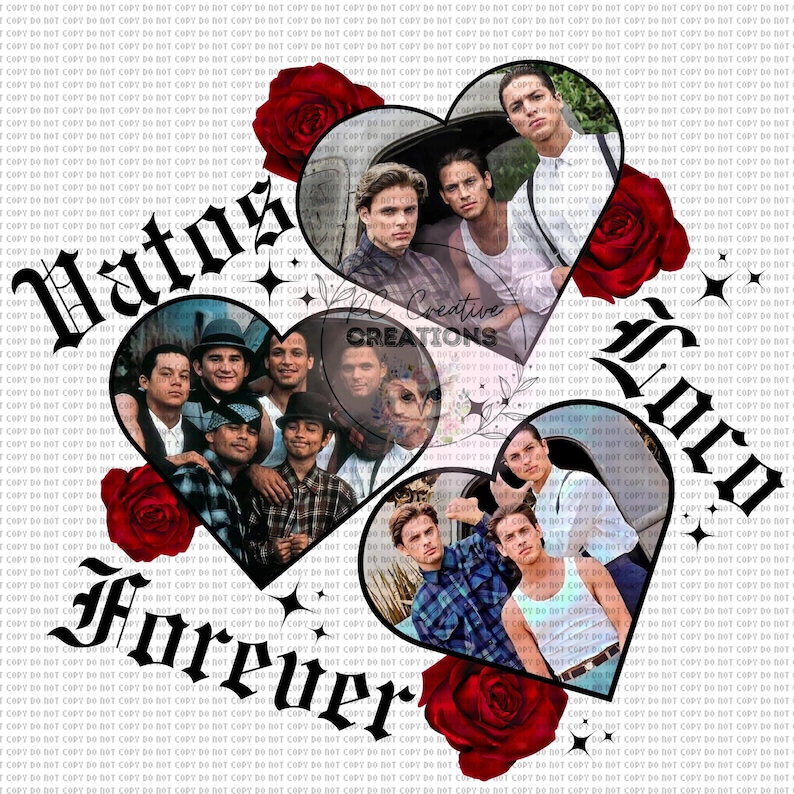 Blood in Blood Out, Vatos Loco Forever, Chicano, Cholo, Roses, PNG, PNG ...