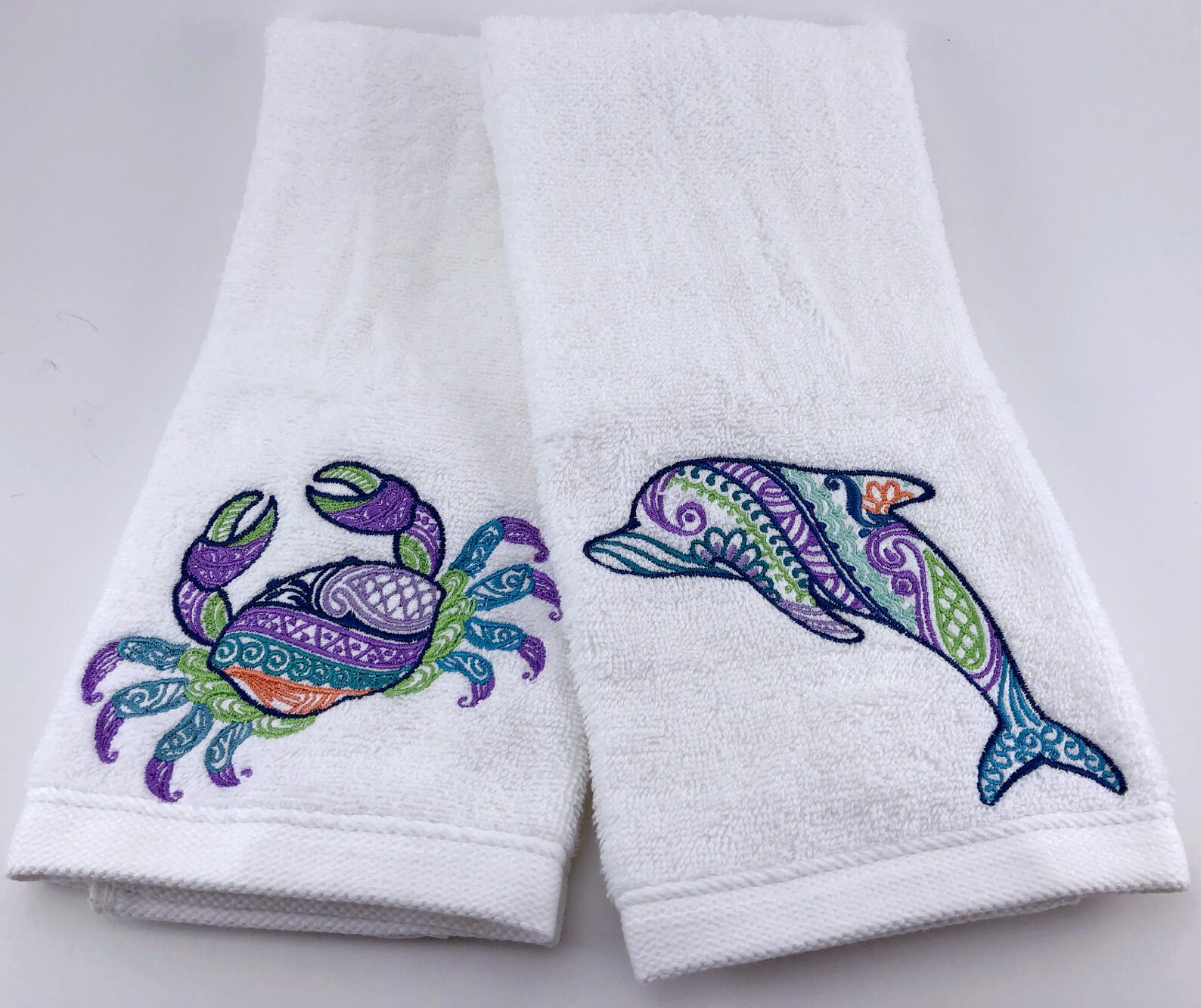 Bathroom Hand Towels Shark Week set of 2 - Etsy