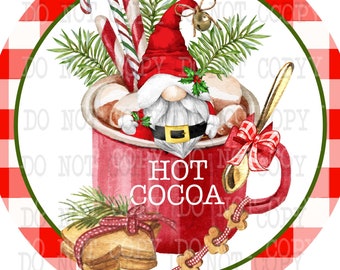 Cocoa Wreath Sign - Etsy