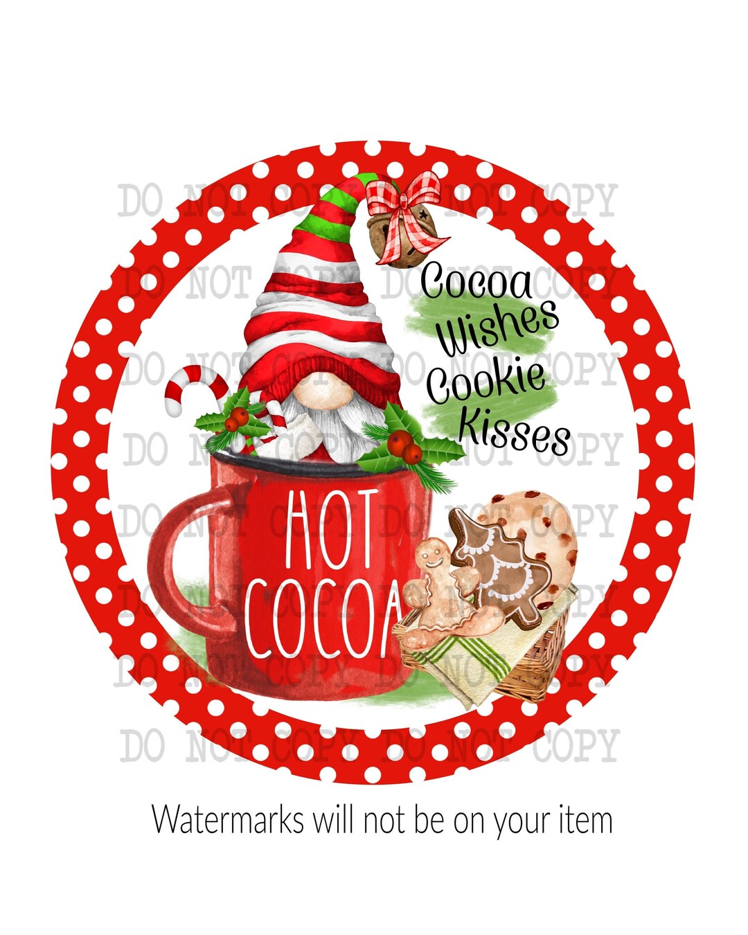 Hot Cocoa Bar Sign, Hot Cocoa Wreath Sign, Christmas Wreath Sign, Hot ...