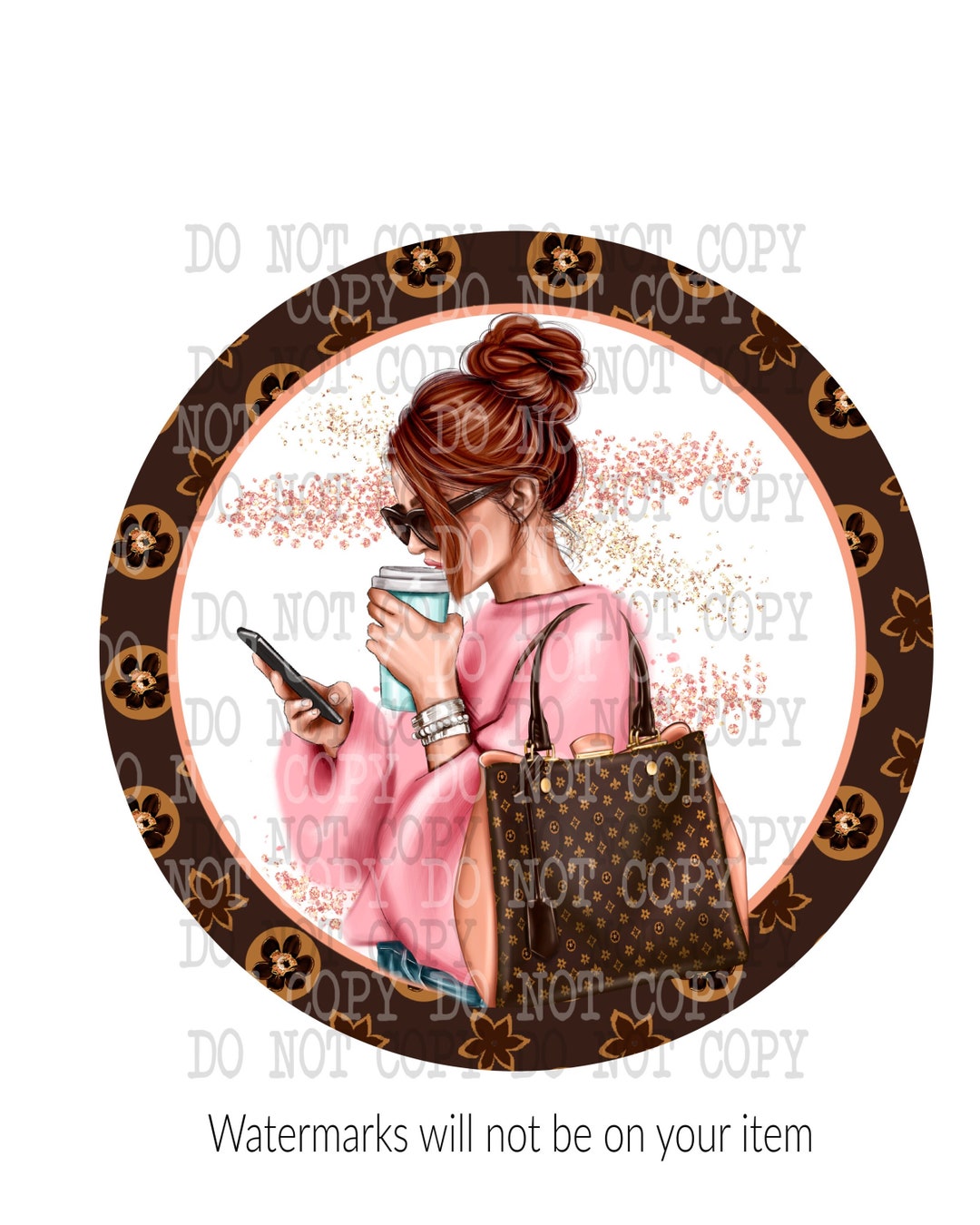 Glam Girl Sign, Fashion Girl Sign, Wreath Sign, Planner Girl Sign ...