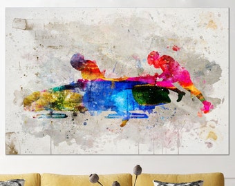 Bobsled Art Print - Etsy