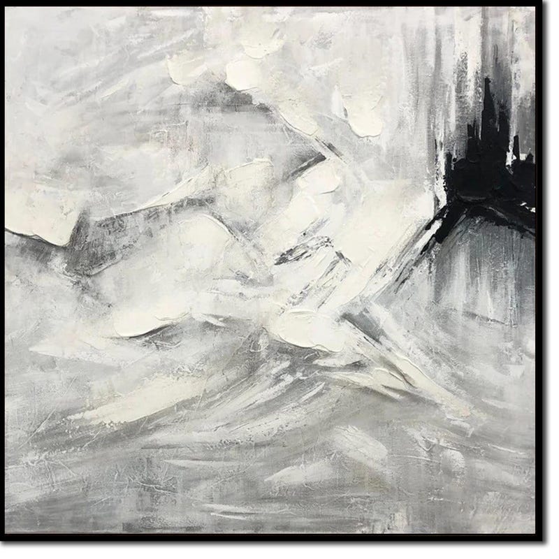 White Painting - Etsy