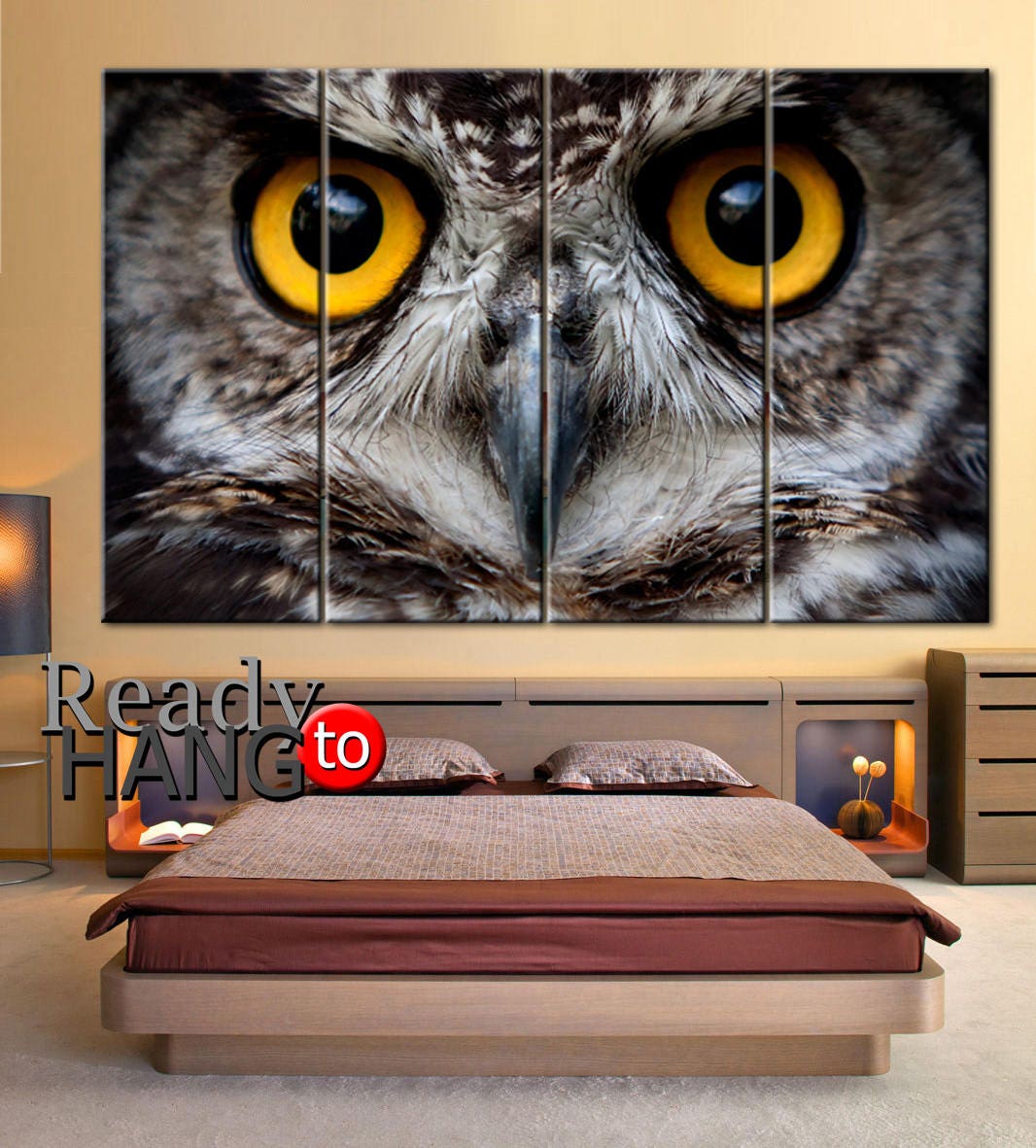 Owl Wall Art Print Owl Art Canvas Print on Stretched Canvas | Etsy Owl Wall Art Print Owl Art Canvas Print on Stretched Canvas | Etsy