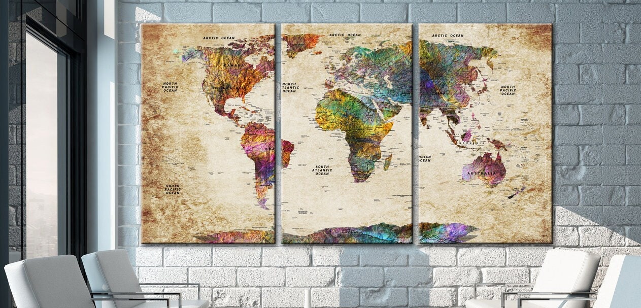 Creative World Map Poster
