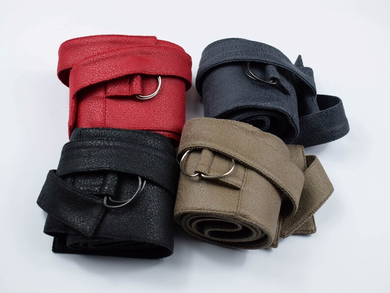 Red Wide Leather Belt Waist Hips Faux Leather Belt With Buckle - Etsy