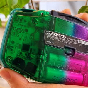 Extra Mods and IPS Backlit LCD GBA Mod Nintendo Gameboy Advance Celebi ...