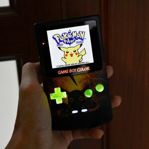 Funnyplaying Retro Pixel IPS Q5 Game Boy Color With Laminated Lens ...