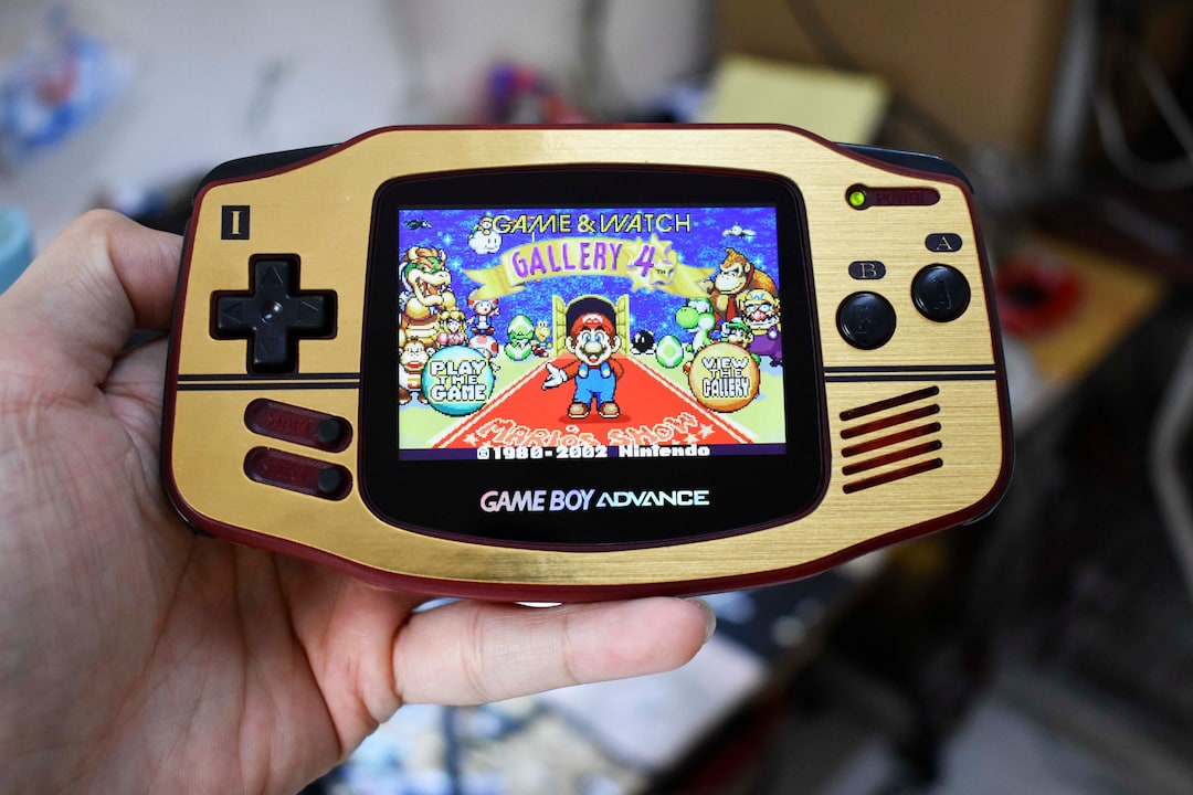 Extra Mods and IPS Backlit LCD GBA Mod Nintendo Gameboy Advance Famicom ...