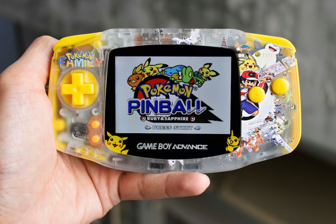 Extra Mods and IPS Backlit LCD GBA Mod Nintendo Gameboy Advance Pokemon ...