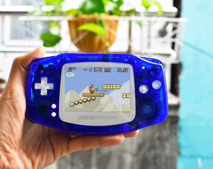 Extra Mods and IPS Backlit LCD GBA Mod Nintendo Gameboy Advance Crystal ...