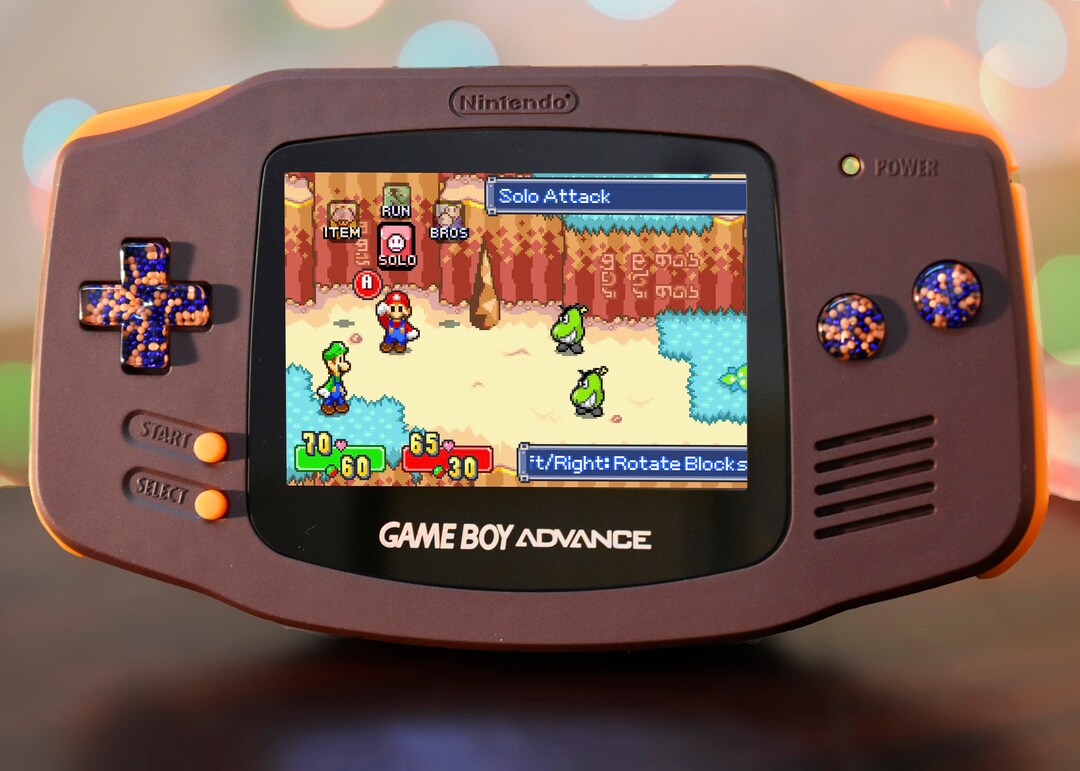 IPS Backlit LCD GBA Nintendo Gameboy Advance Chocolate Candy - Etsy