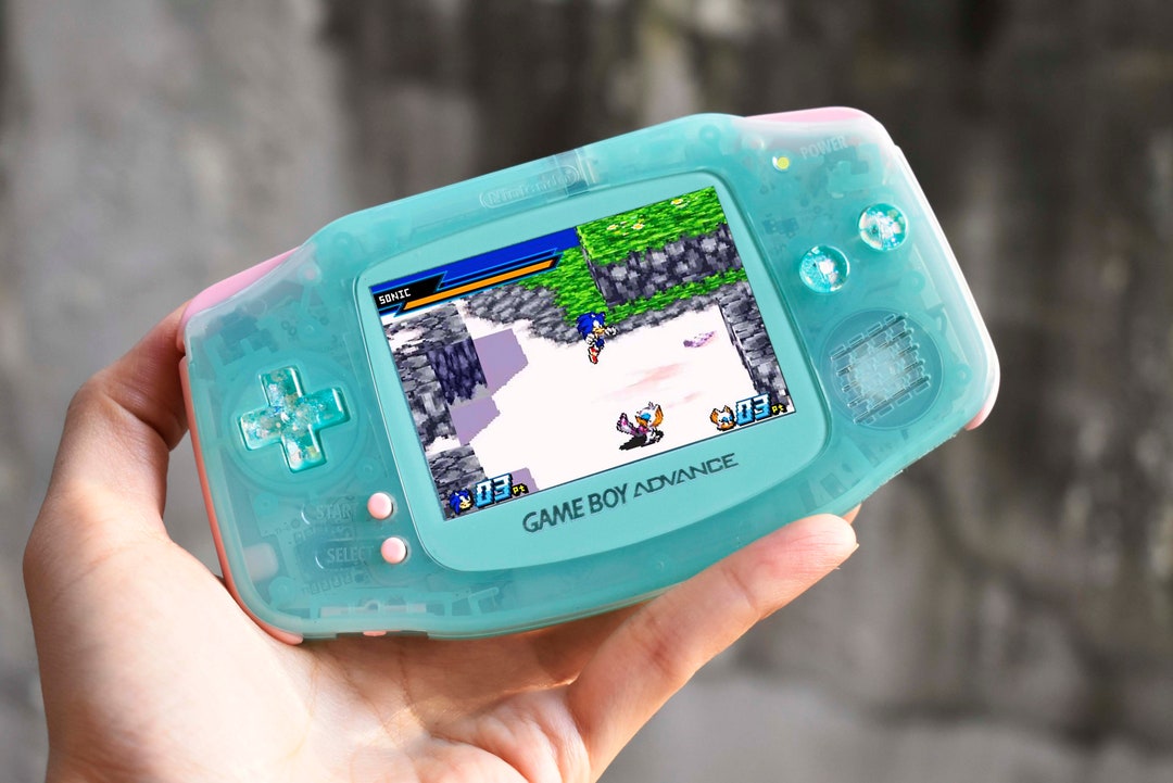 Extra Mods and IPS Backlit LCD GBA Mod Nintendo Gameboy Advance Crystal ...